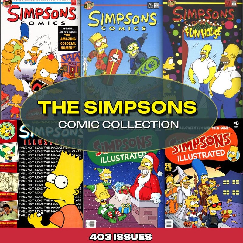 Adult Simpsons Comic - Etsy UK