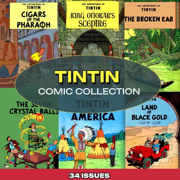 Tintin - Etsy