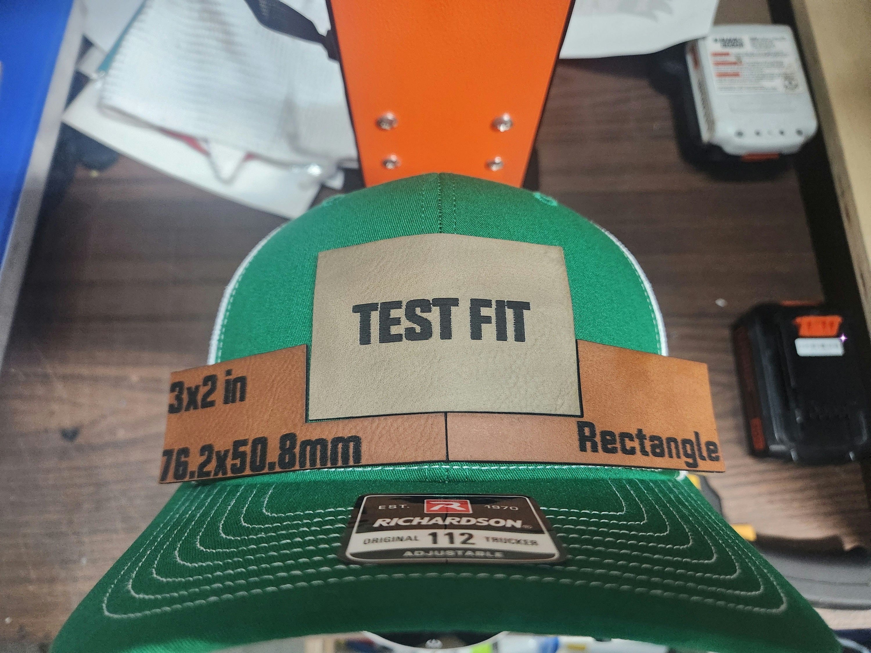 Leather Patch Hat Placement Guide - Etsy