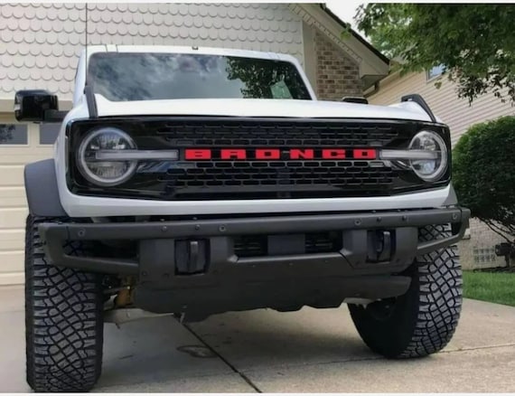 Ford Bronco Grill Letters Grille Outlines Letter Overlays For Bronco