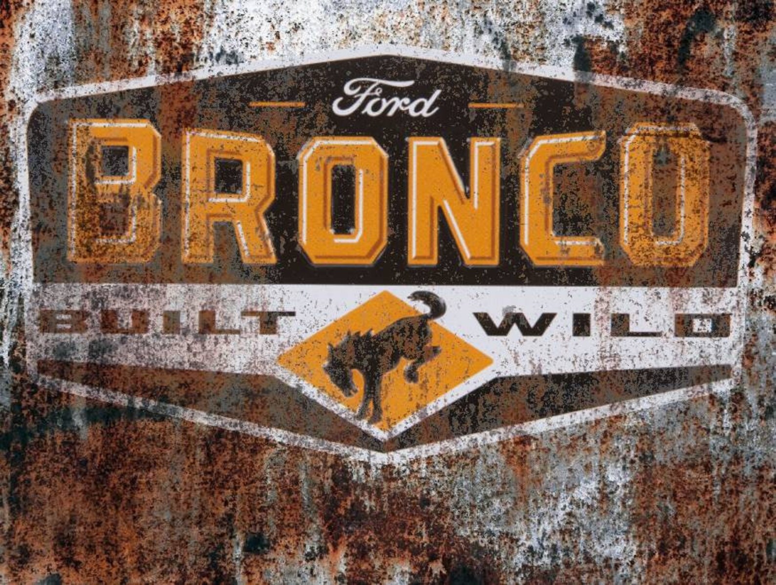 Rustic Ford Bronco Signs. - Etsy