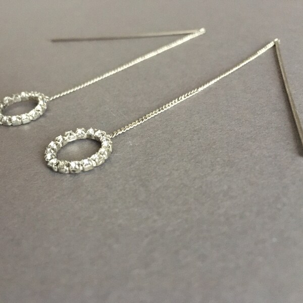 Thread Earrings - Etsy