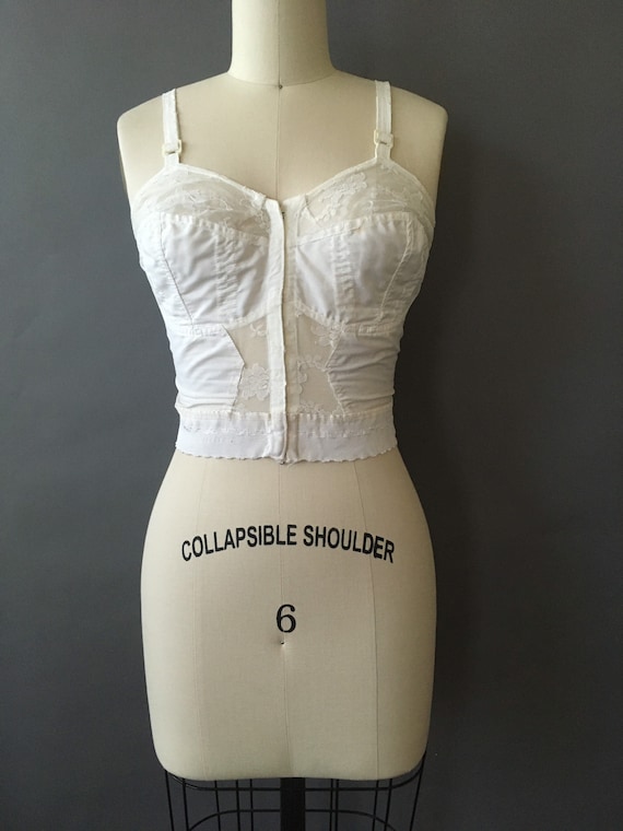 Vintage 1950’s Lace Corset Manufactured By Surprise. … - Gem