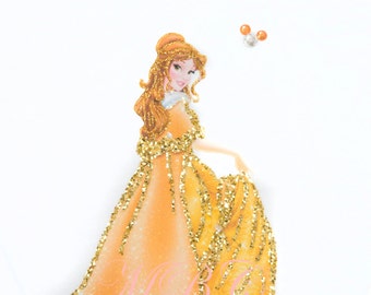 Disney Princess Merida. Fabric Painted & Glitterd T-shirt or | Etsy