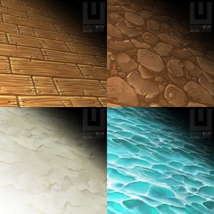 Textures - Cartoon Medieval Pack 01 - Etsy