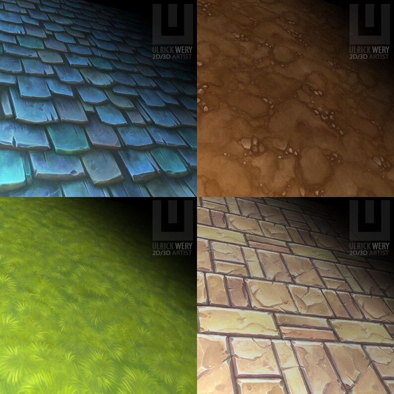 Textures - Cartoon Medieval Pack 01 - Etsy