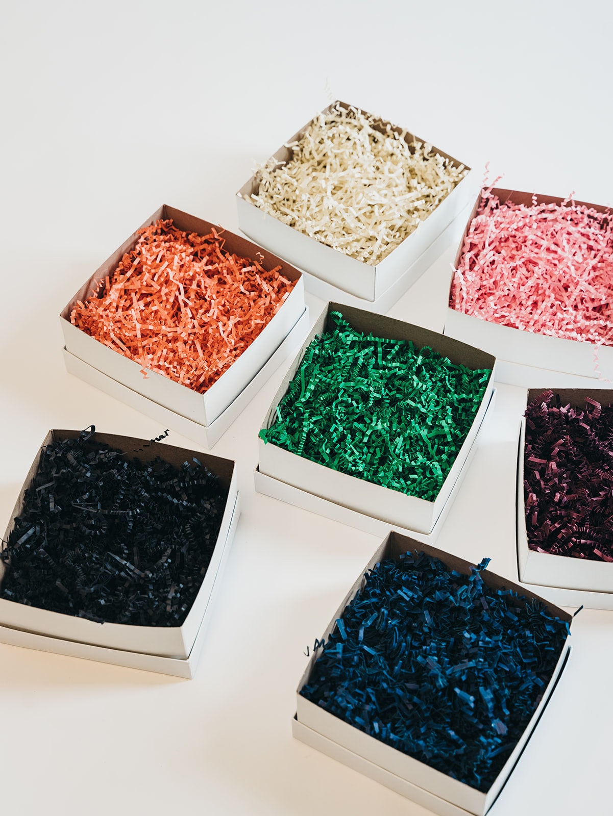 1/2 LB Crinkle Paper Shredded Crinkle Cut Gift Basket Fill Made in the ...
