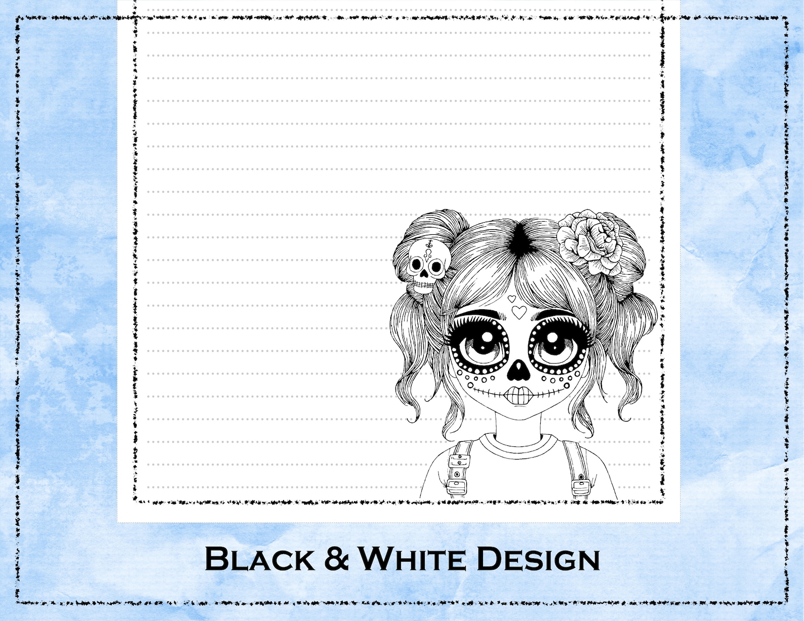Printable Writing Paper Letter Writing Journal Paper Unlined and Lined ...