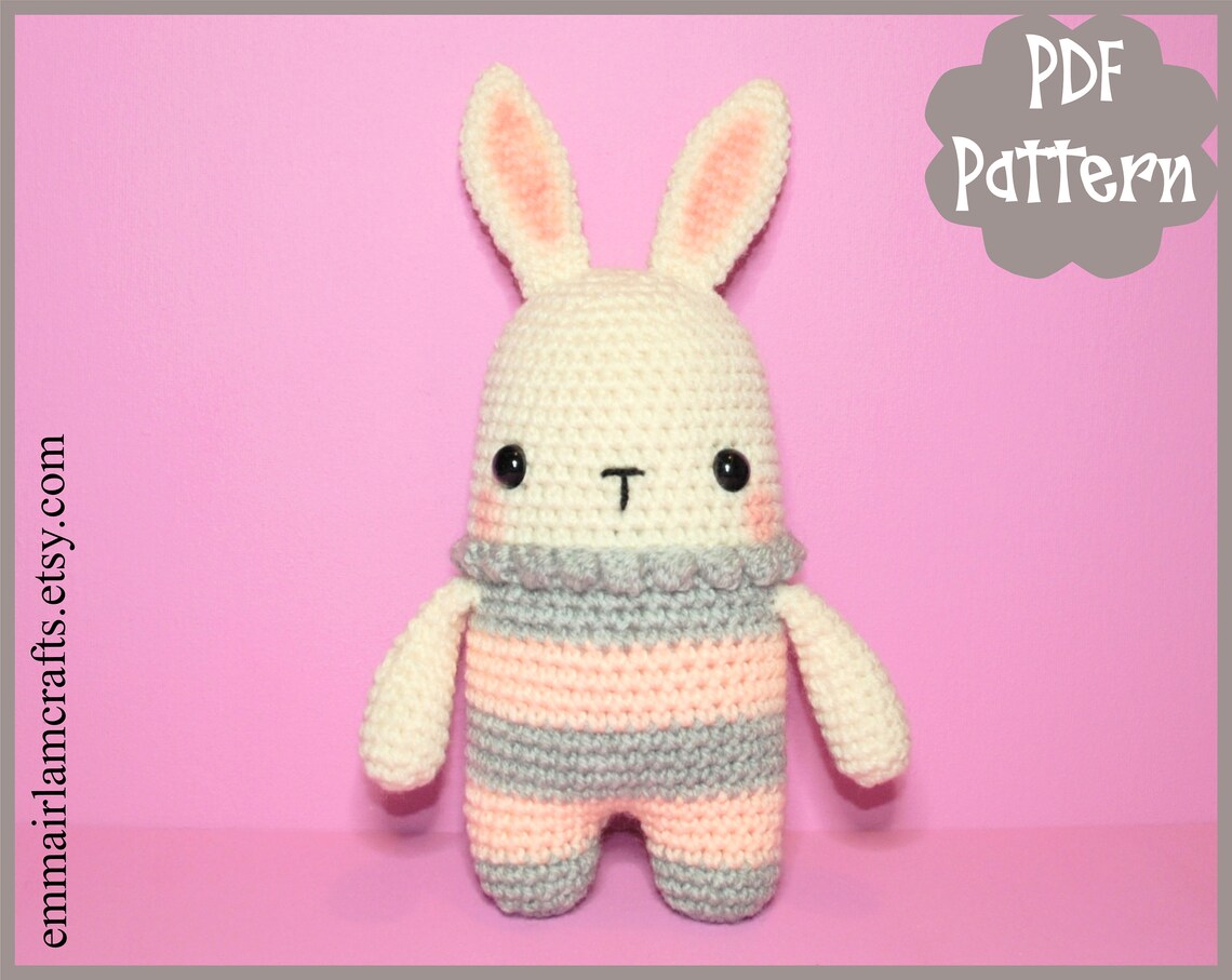 PDF Pattern Rabbit Crochet Pattern Bunny Crochet Pattern - Etsy