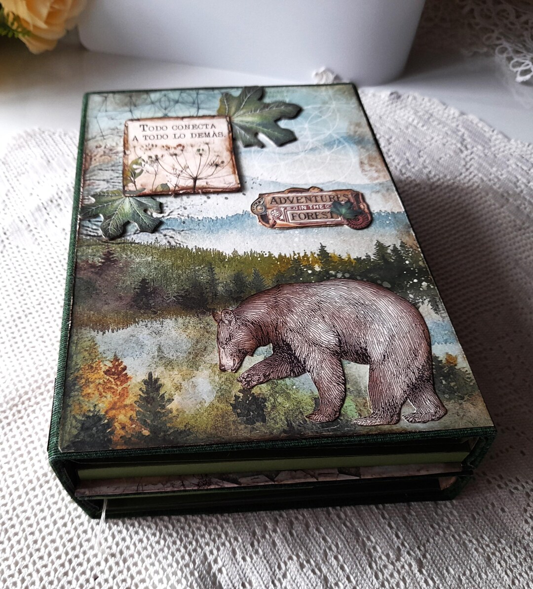 Forest Junk Journal Lapbook / Handmade Junk Journal / Scrapbook /nature ...