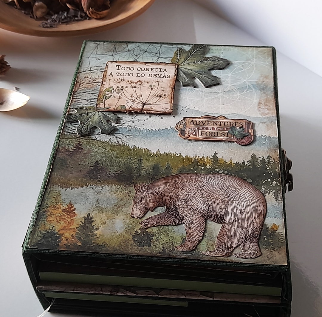 Forest Nature Lapbook, Handmade Junk Journal - Etsy Canada