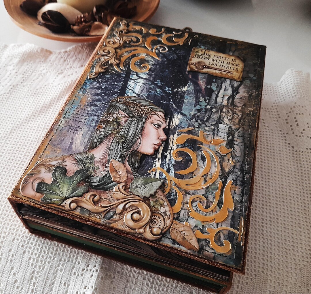 Magic Forest Lapbook, Junk Journal, Stamperia Design Paper - Etsy