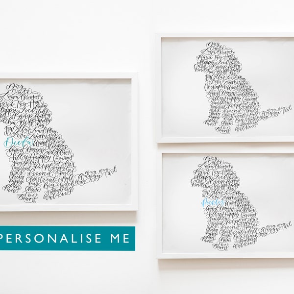 Word Art Calligram - Etsy