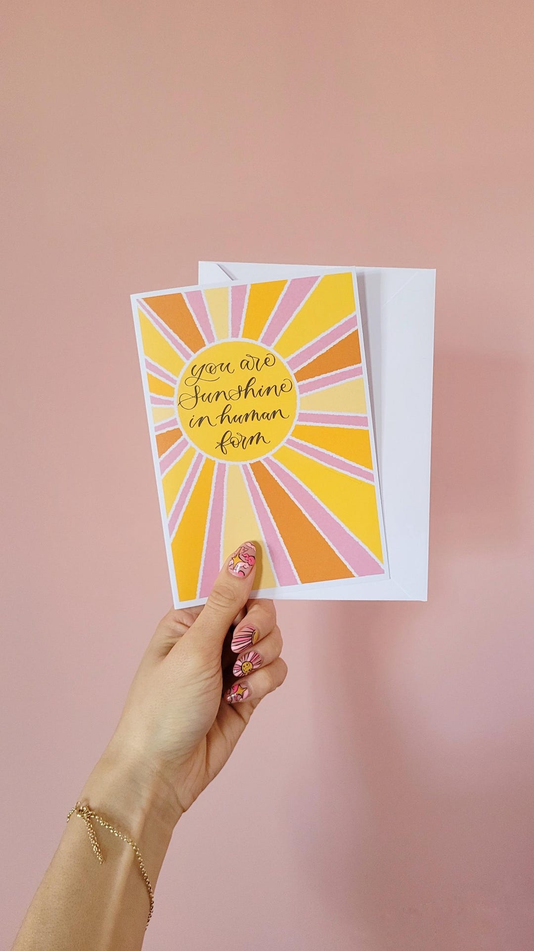 Sun Card: You Are Sunshine in Human Form, Sun Valentines Day Card ...
