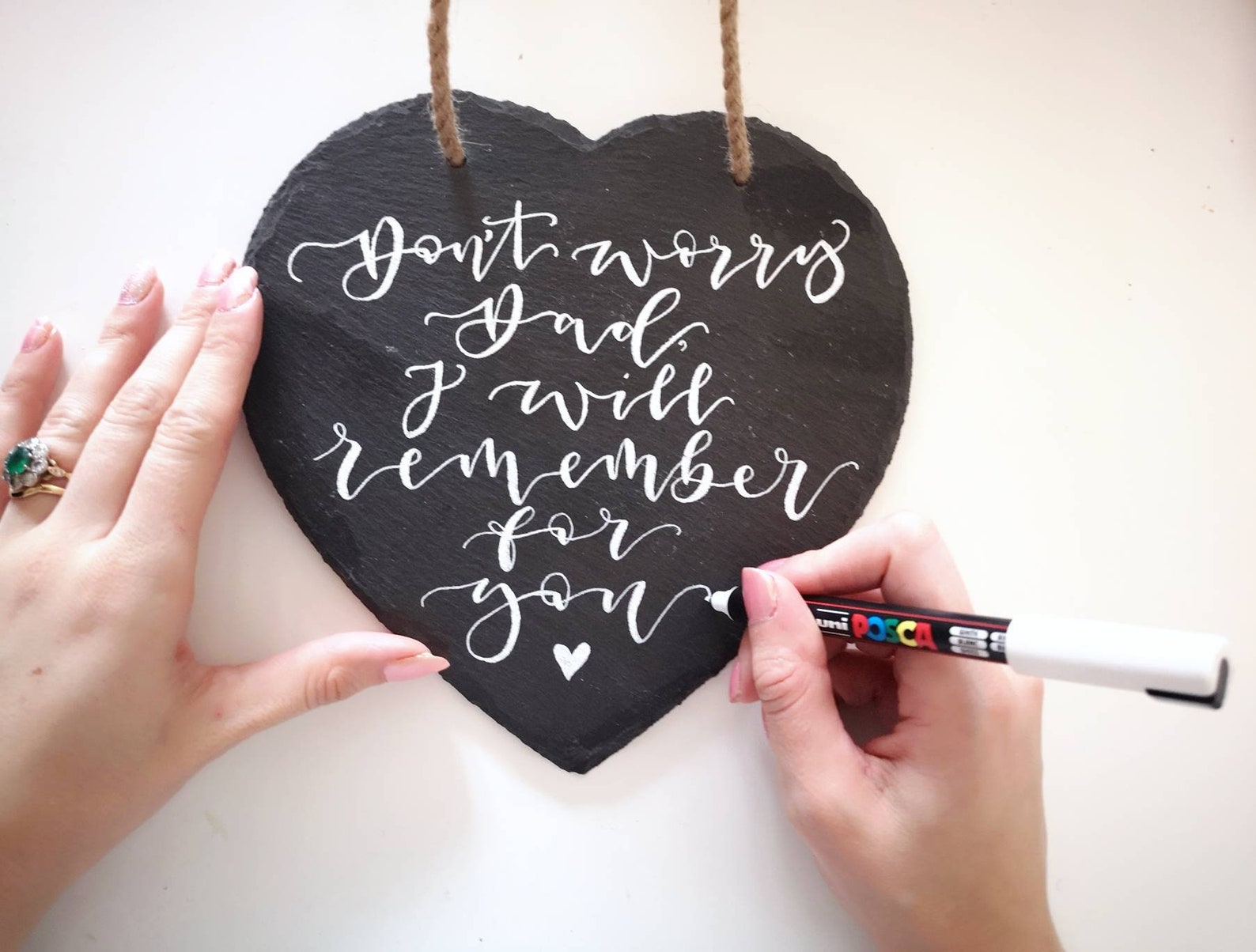 Personalised Large Slate Sign Decorated With Hand-lettered | Etsy UK