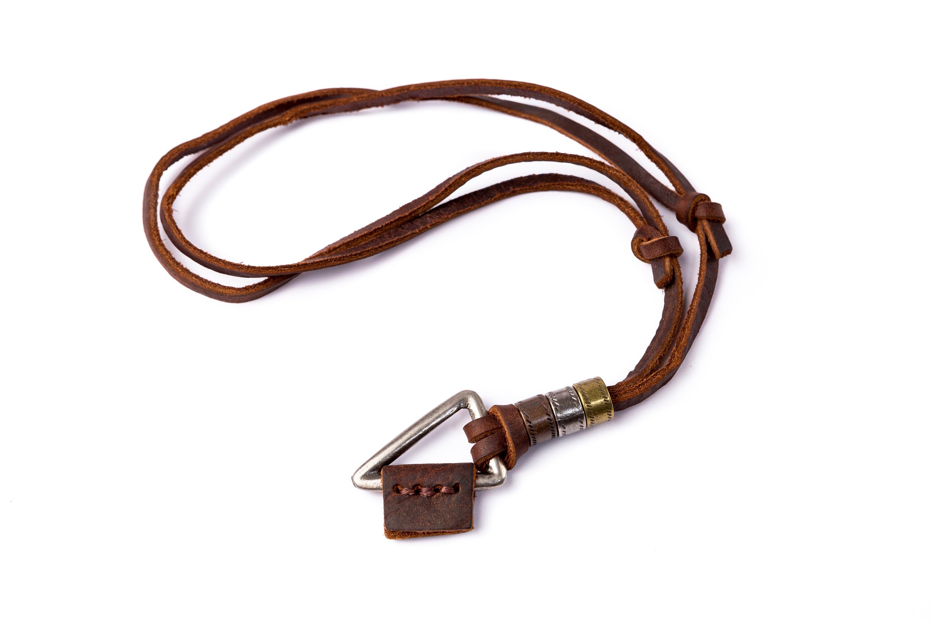 Leather Necklace Women // Travel Necklace // Women Leather | Etsy