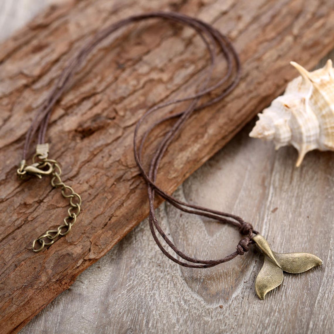 Collar de cordón // Collar de cuerda // Collar delicado // | Etsy