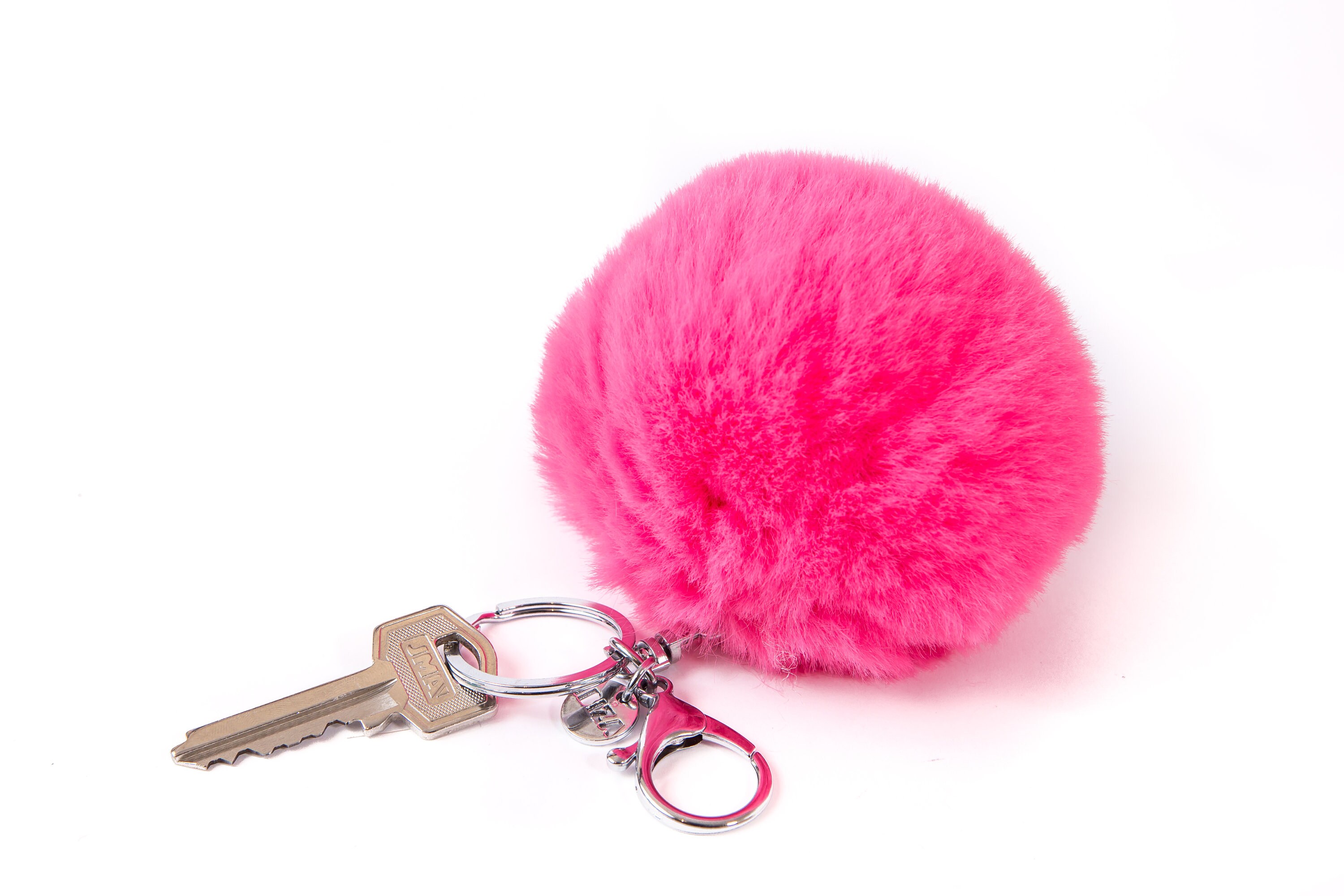 Key Chain Pom Pom / Bag Charm Pom Pom Keychain / Fur Keychain | Etsy