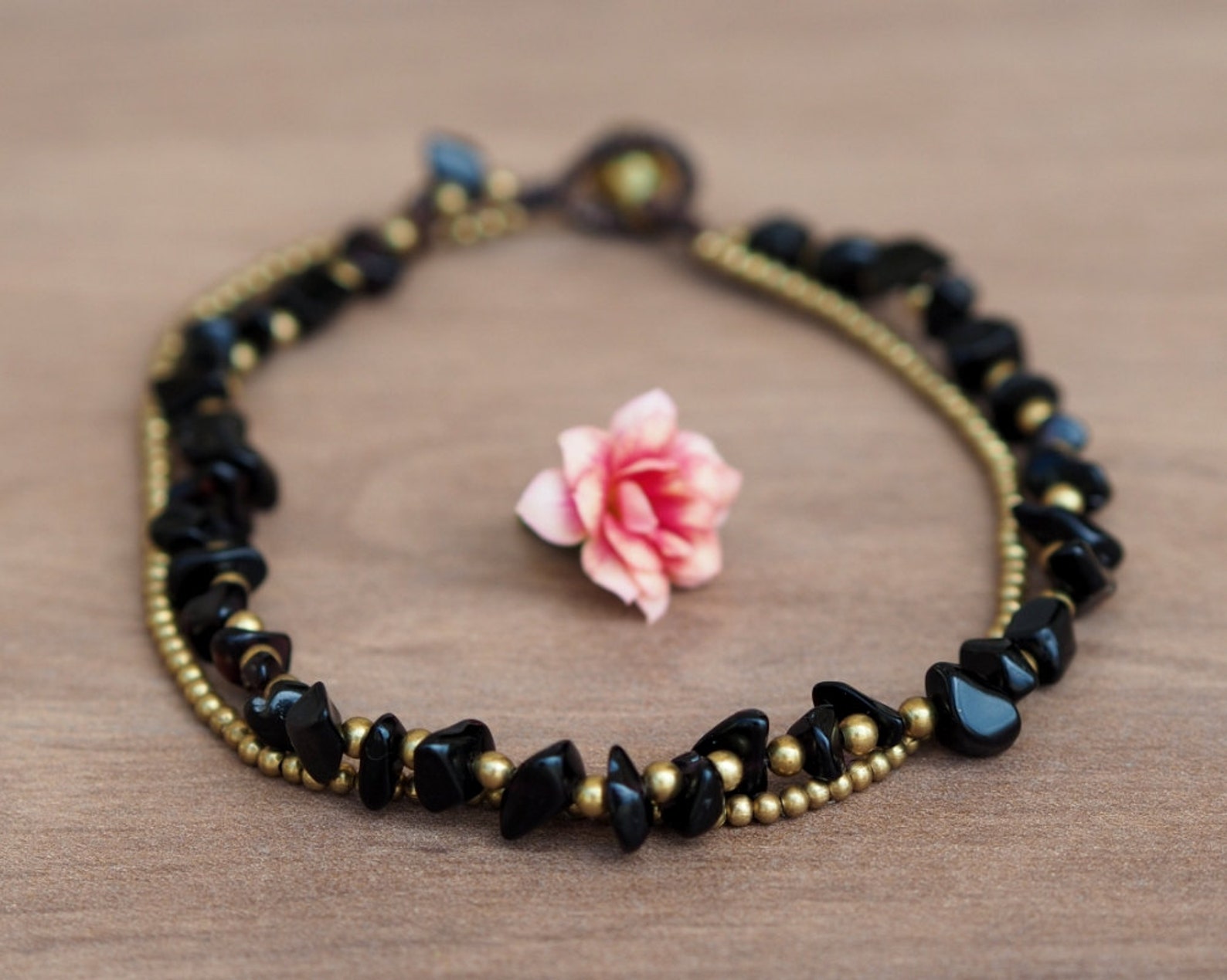 Anklets for Women // Black Ankle Bracelet // Black Anklet // Beach ...