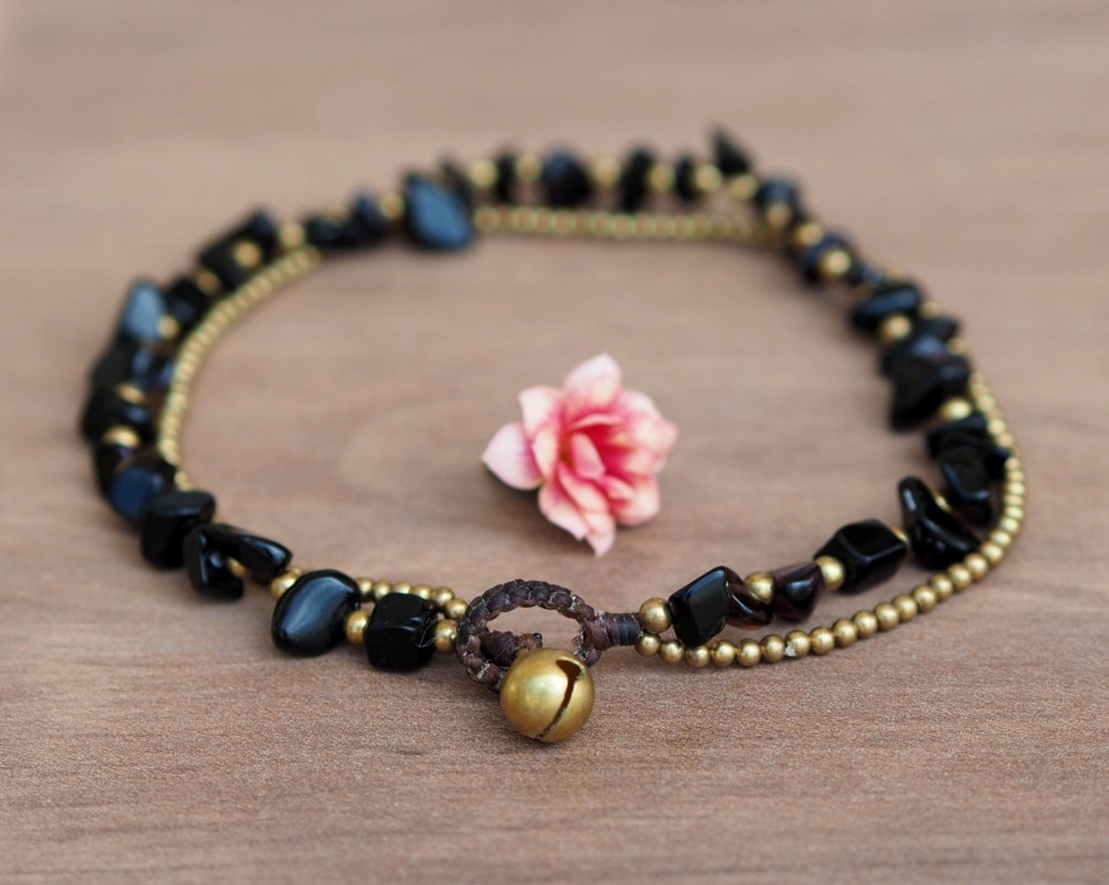 Anklets for Women // Black Ankle Bracelet // Black Anklet // Beach ...