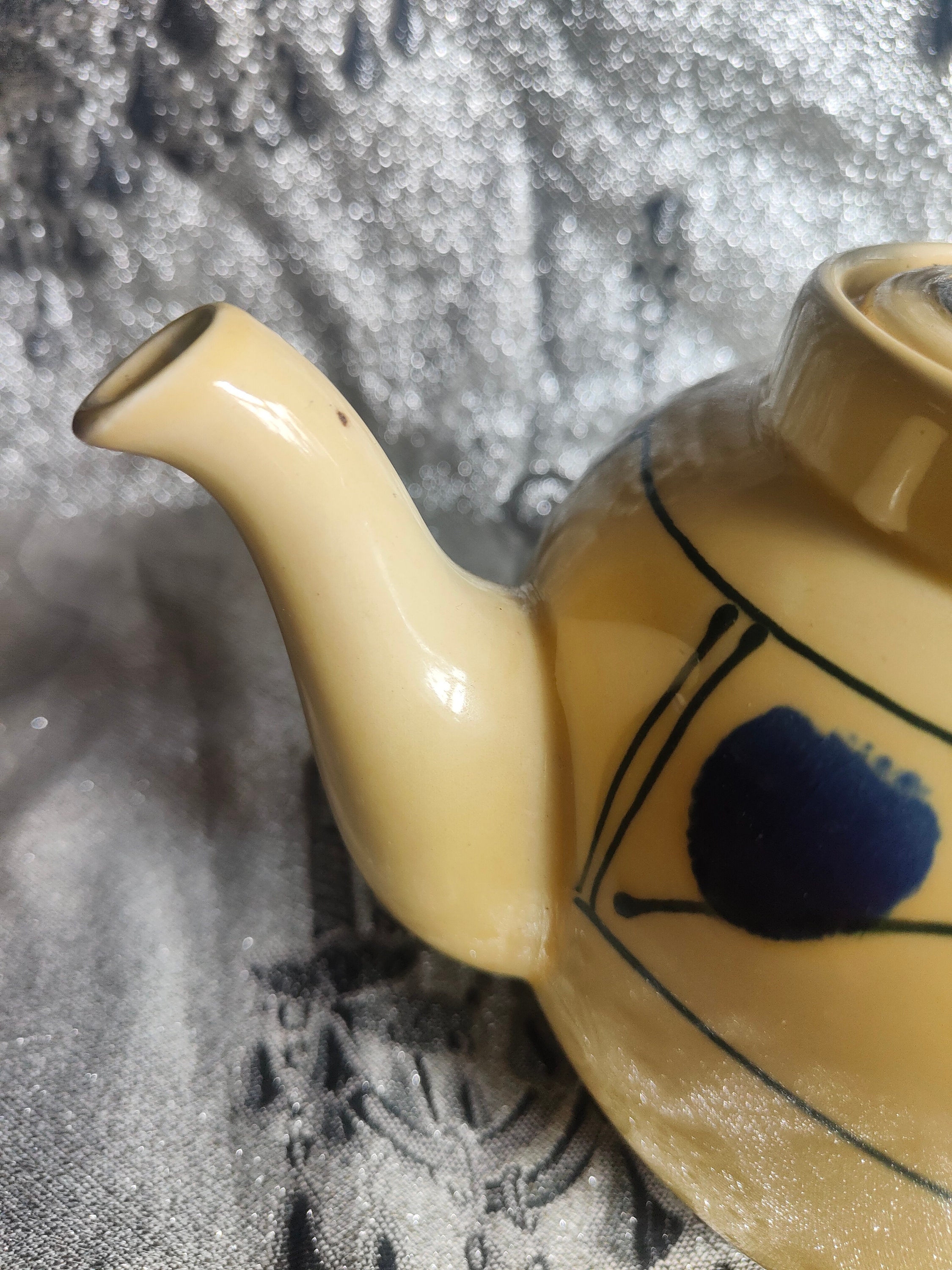 Poole Pottery Omega Pattern Teapot - Etsy