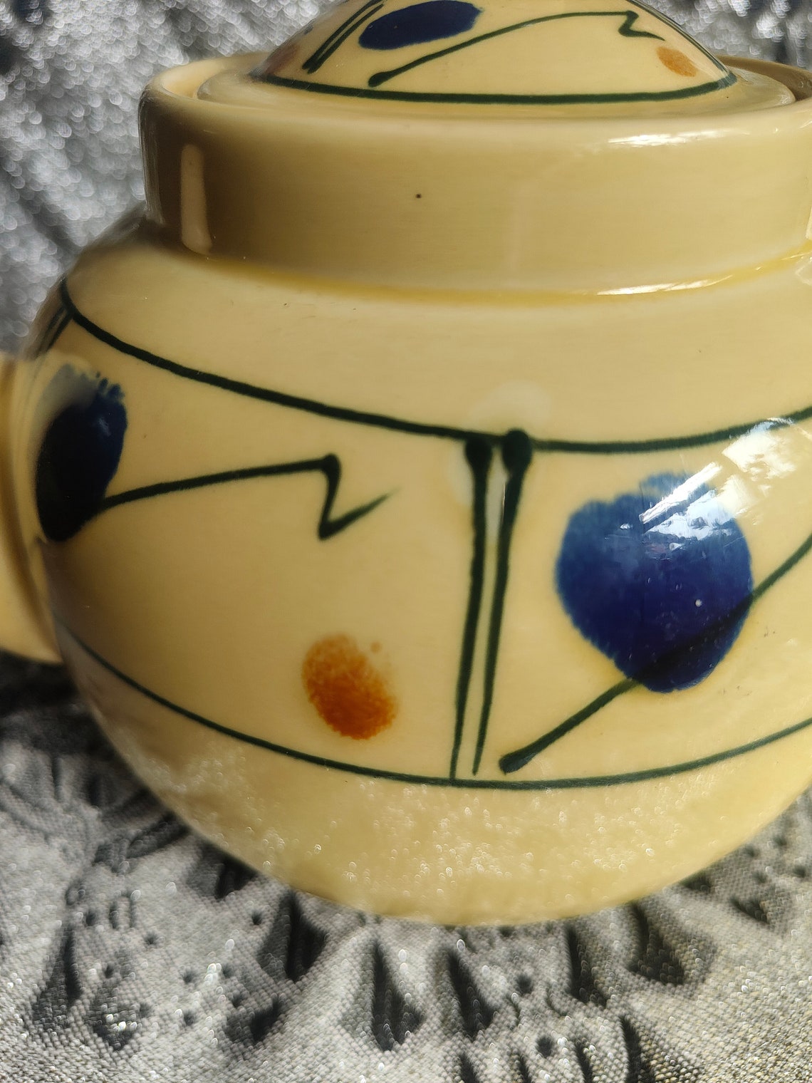 Poole Pottery Omega Pattern Teapot - Etsy