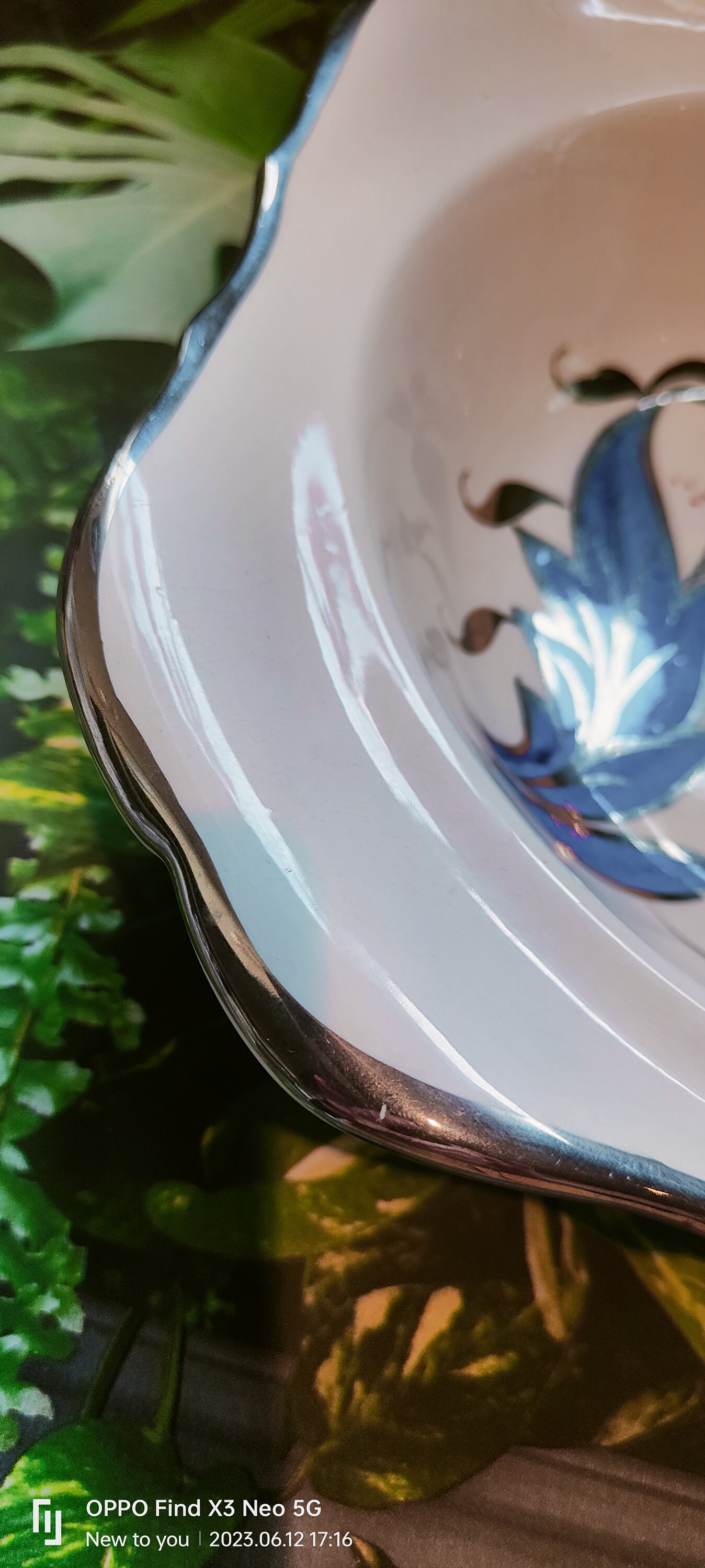 Pagoda Hand Painted Dish Yeoman Plate by Lancaster & Sandland Ltd ...