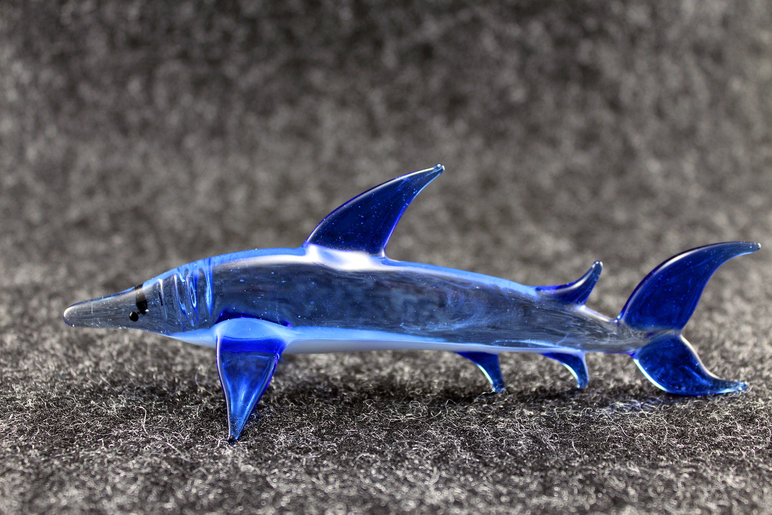 Glass Shark Figurine Shark Sculpture Shark Figure Glass | Etsy