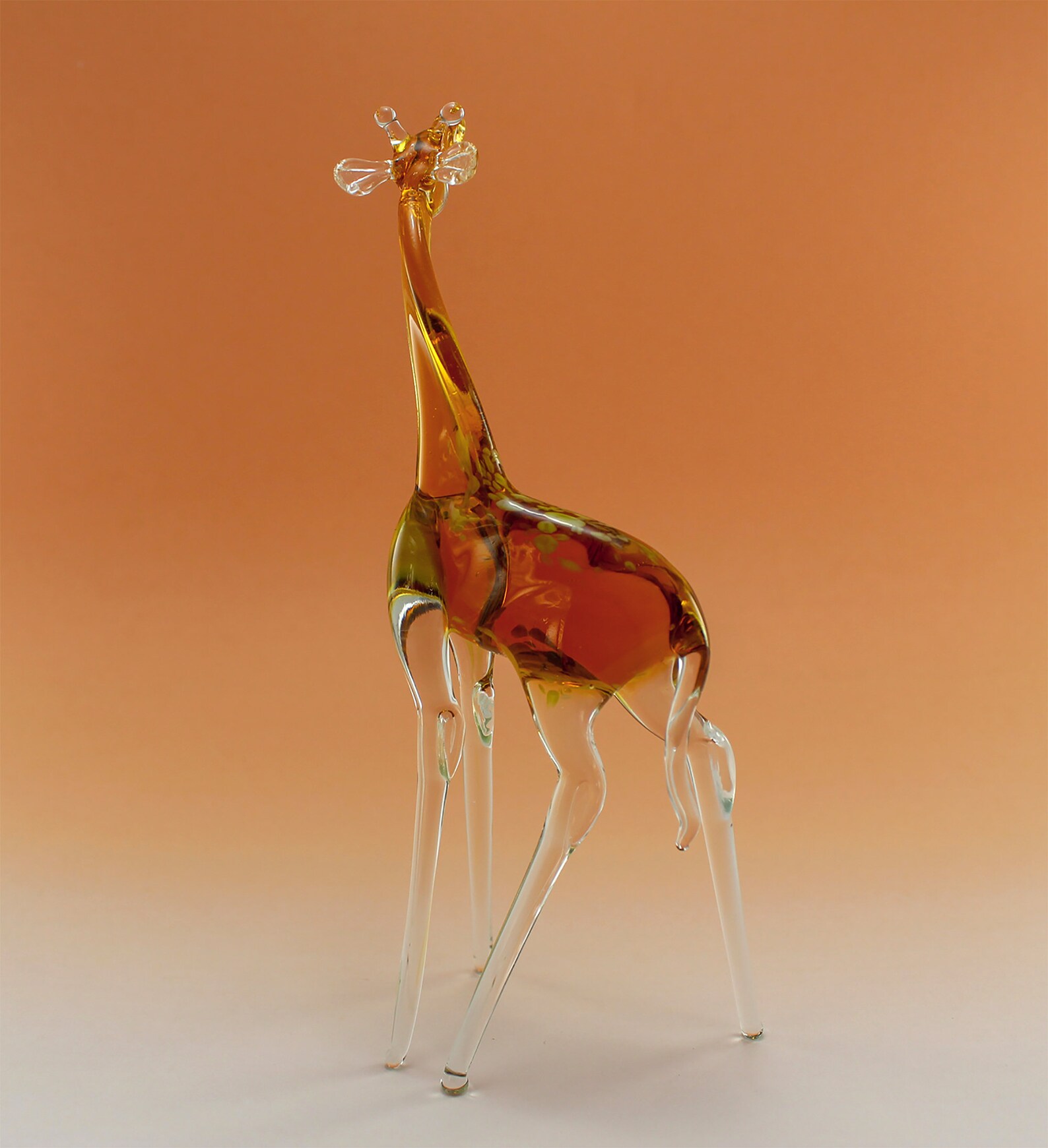 Color Glass giraffe.Figurine giraffe.Figurine | Etsy