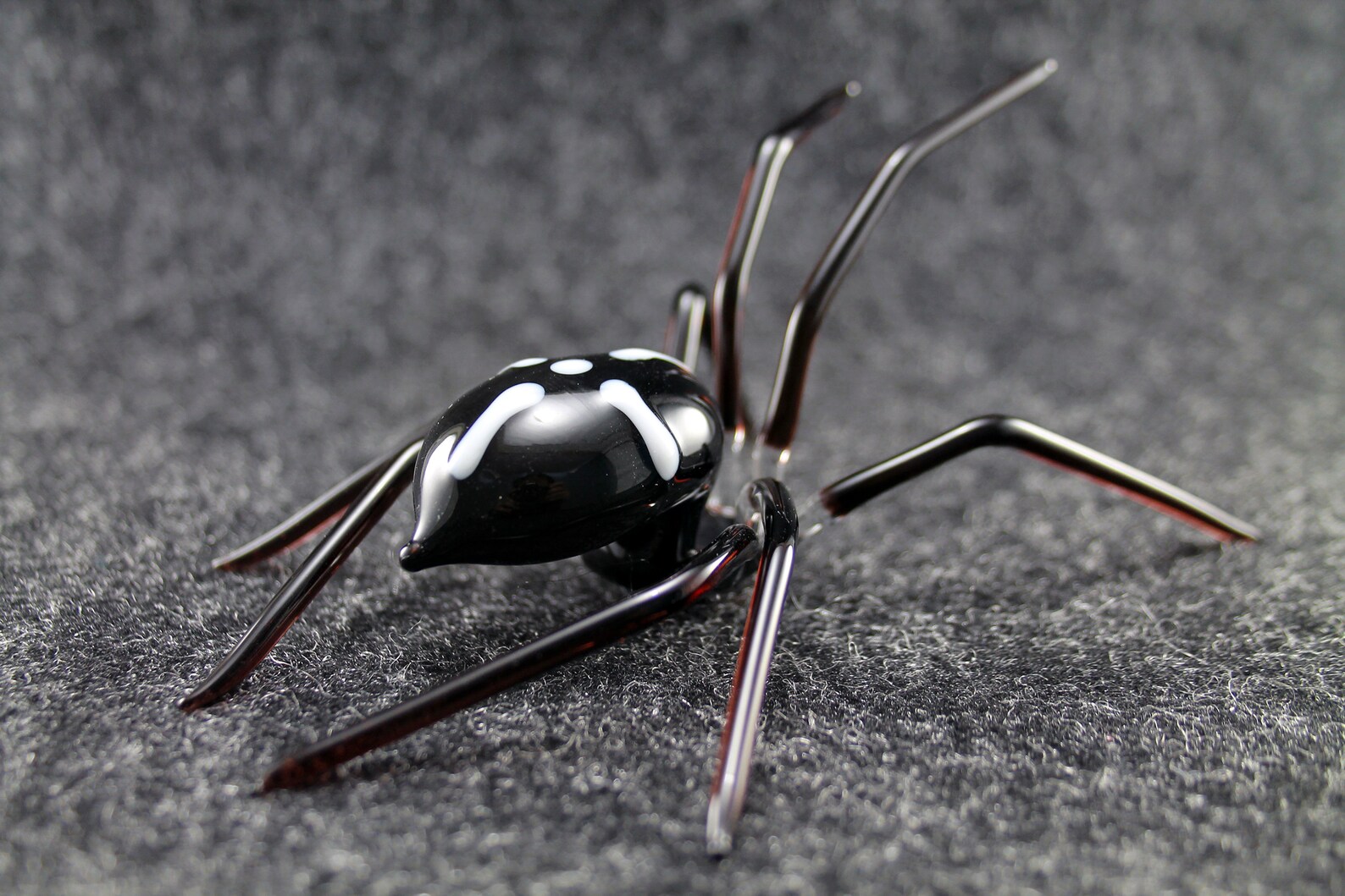 Glass Spider Art Glass Home Decor Glass Spider Fused Glass | Etsy