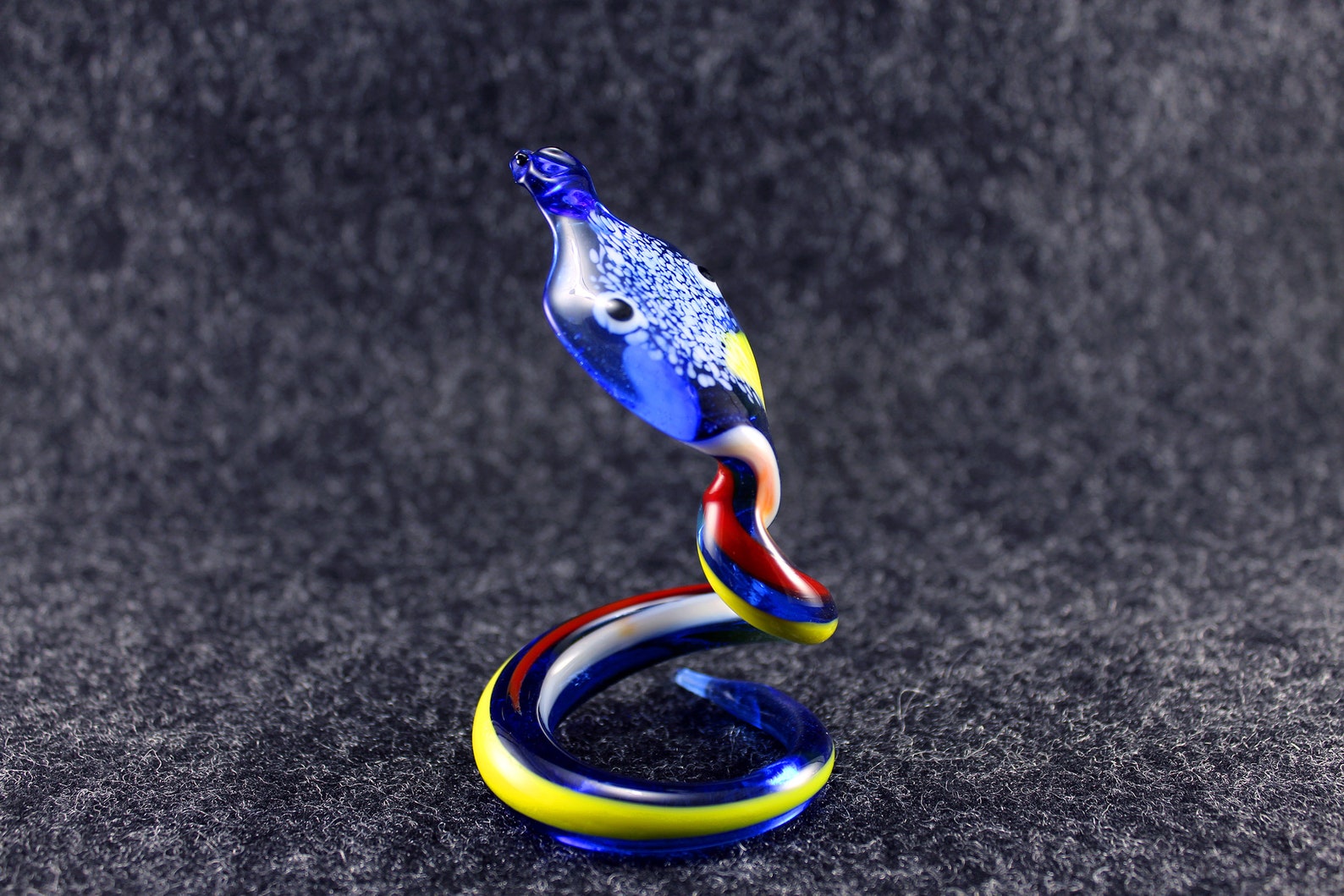 Glass snake art glass home decor glass snake fused glass snake | Etsy