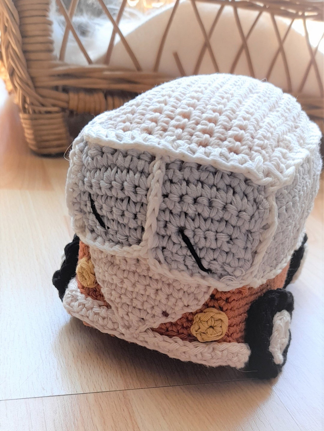 VW Camper Van Crochet, Van Crochet, Combi Vehicle Hook, Amigurumi - Etsy