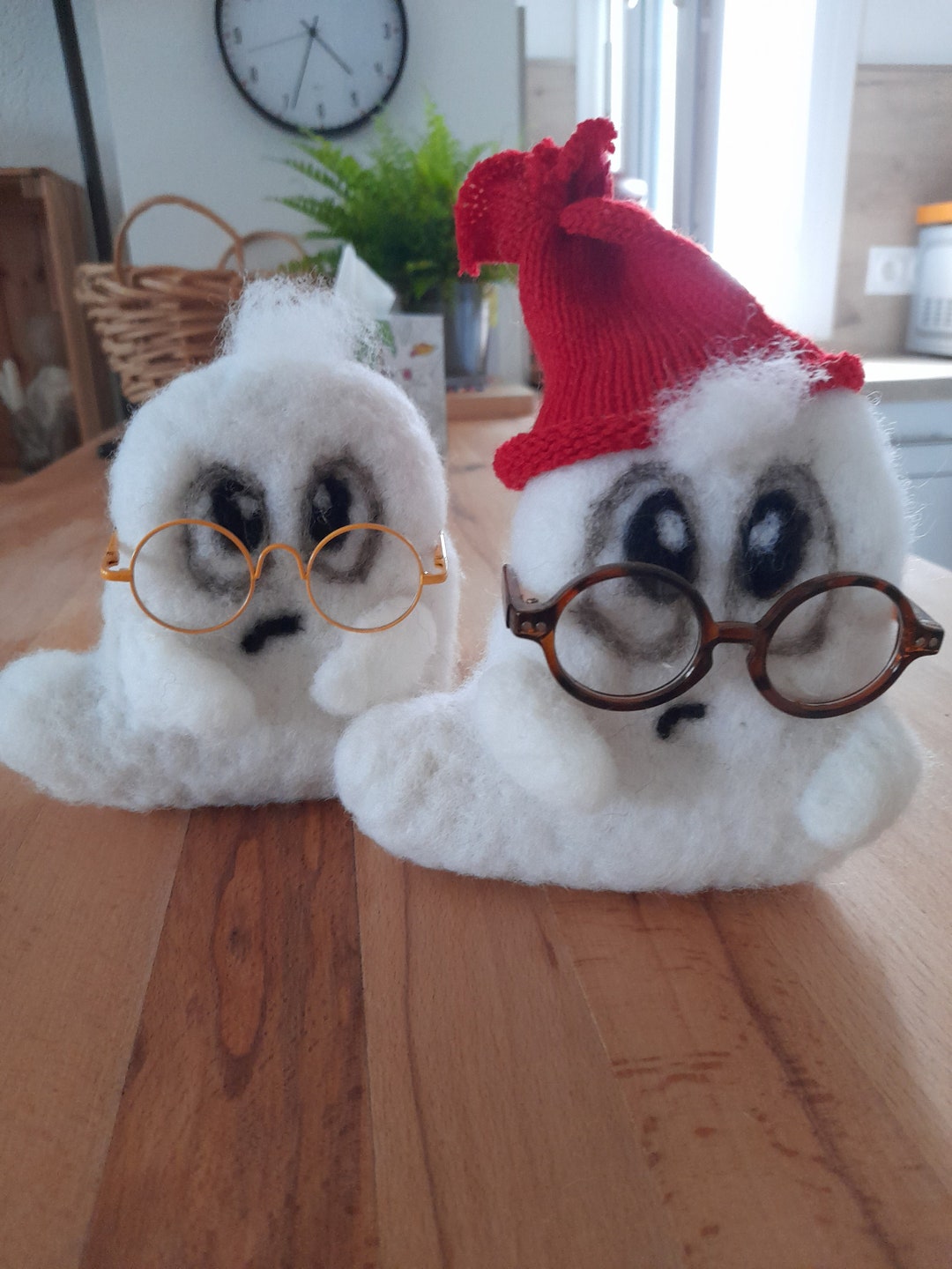 Boo the Little Ghost Needlefelted Ghost Felted Ghost Wool - Etsy
