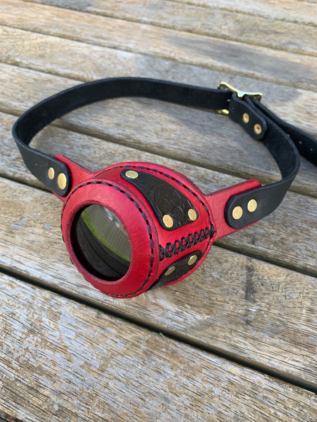 Steampunk Leather Monocle (made to Order) - Etsy