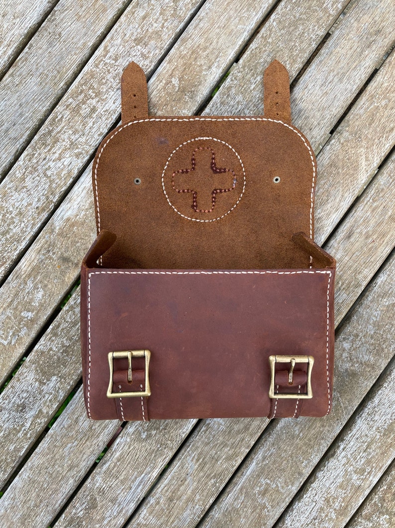 Leather First Aid Pouch (made to Order) - Etsy