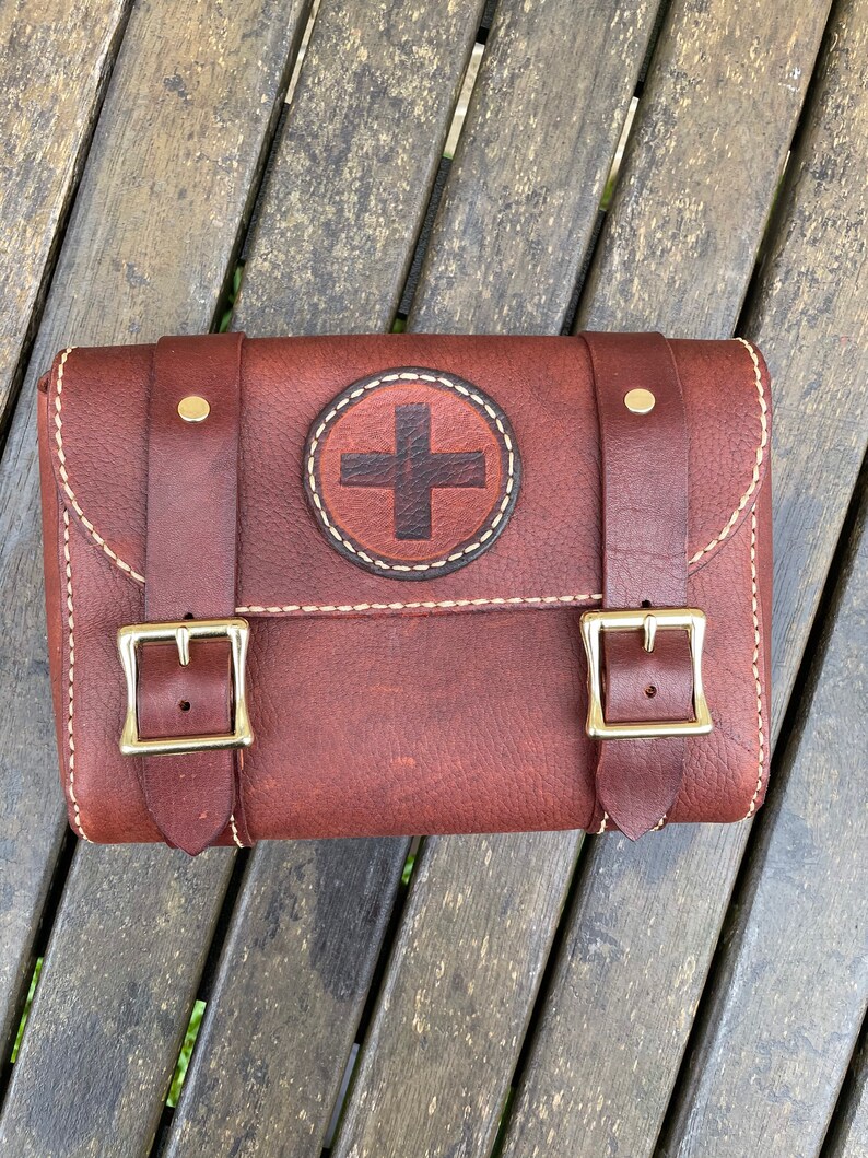 Leather First Aid Pouch made to Order | Etsy