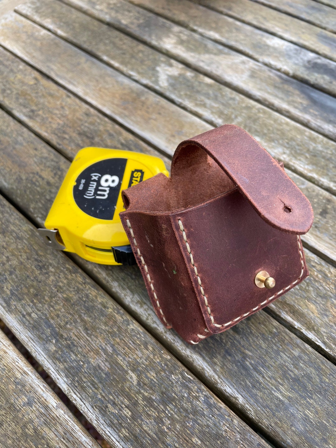 Leather Tape-measure Pouch (made to Order) - Etsy