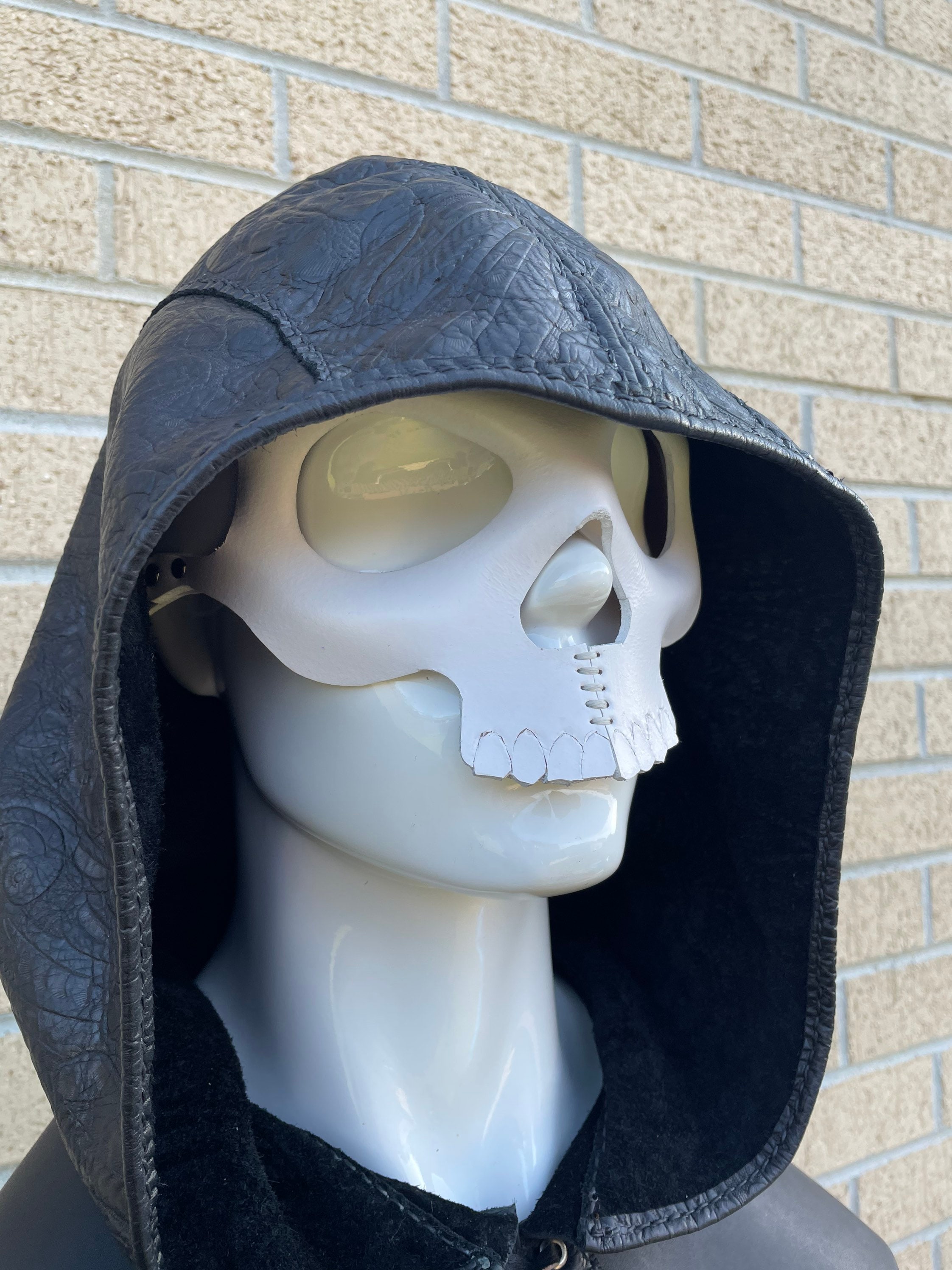 Leather Skull Mask made to Order - Etsy