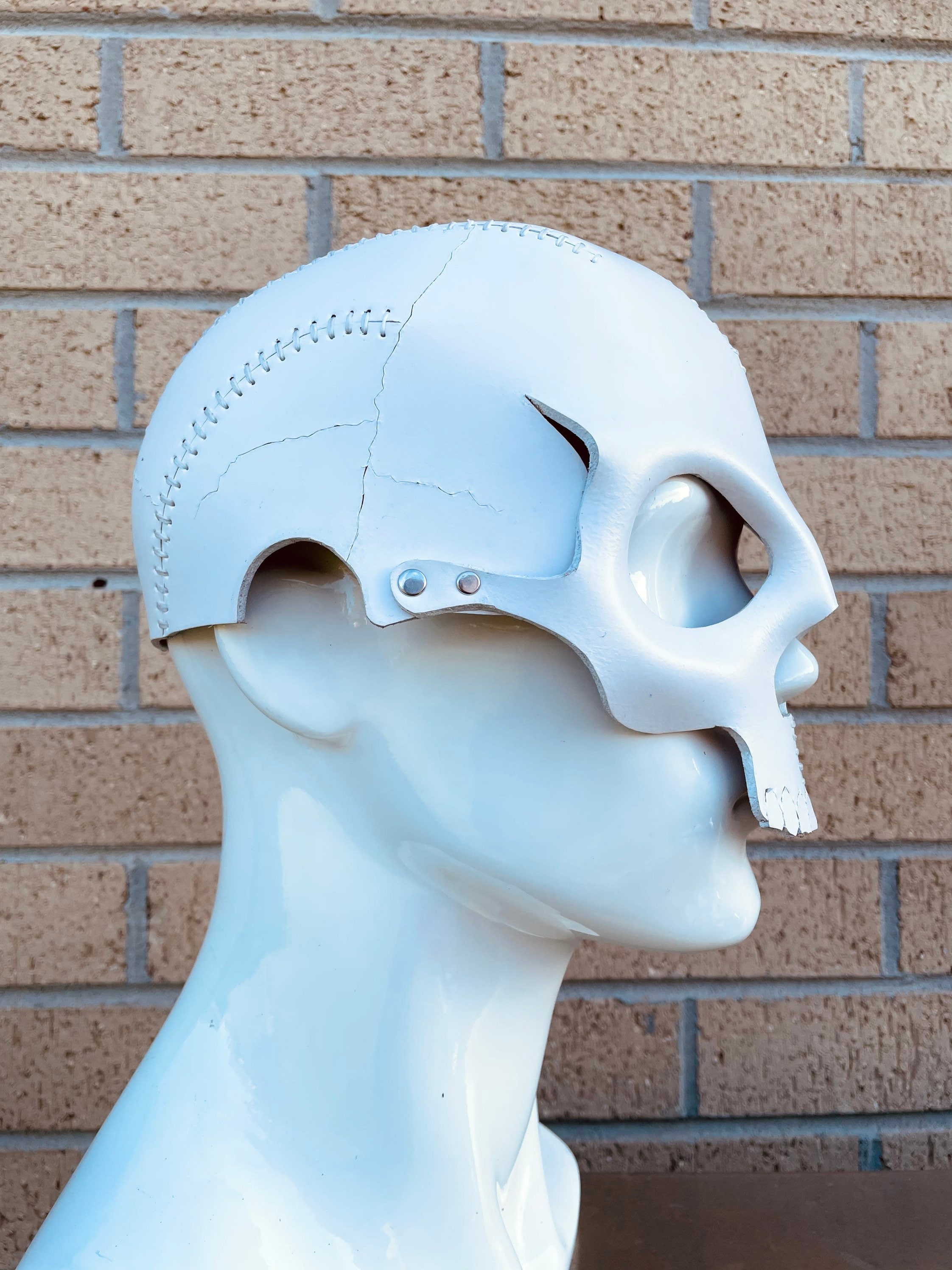 Leather Skull Mask made to Order - Etsy