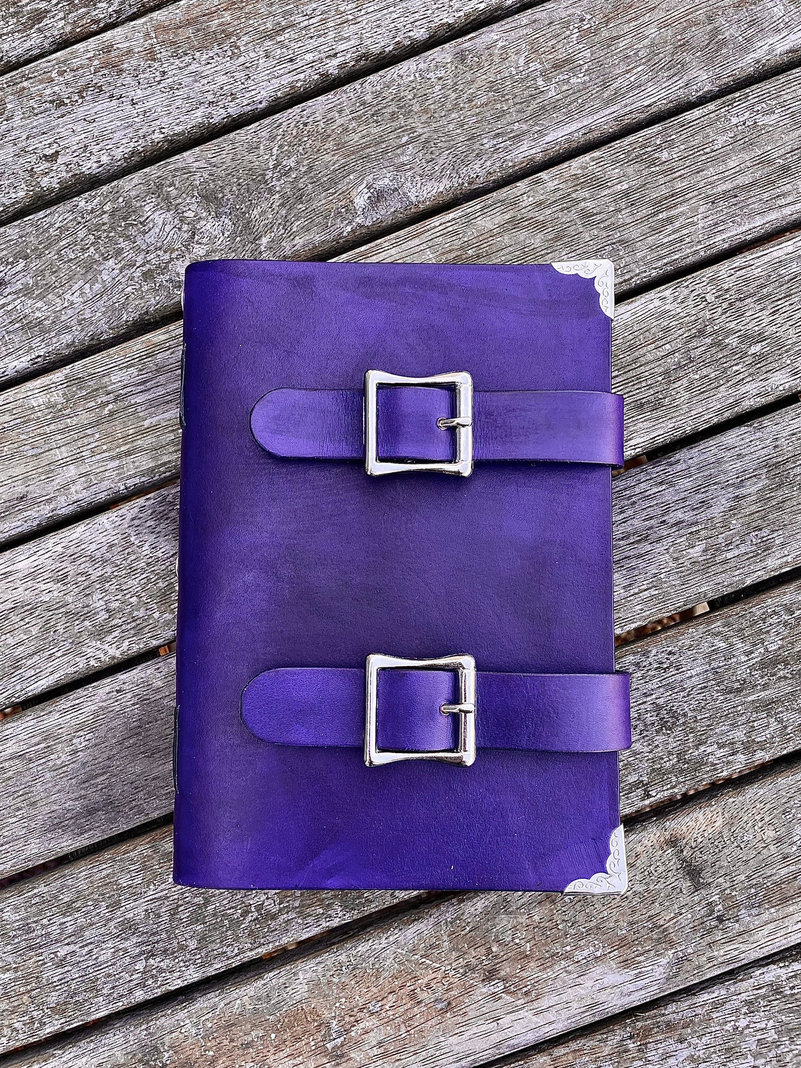 A5 Leather Journal Belted made to Order - Etsy