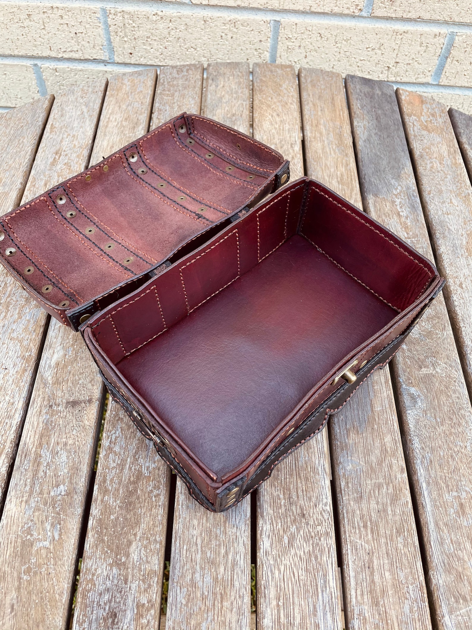 Leather Treasure Chest (made to Order) - Etsy