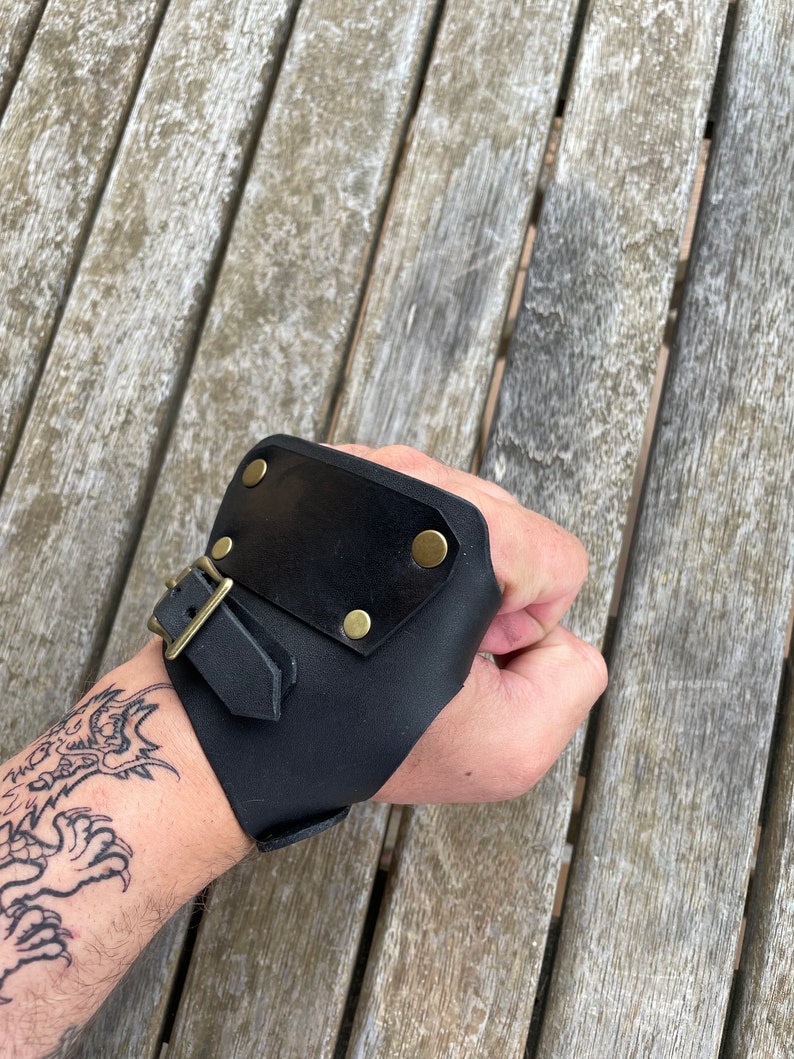 Leather Light Hand Guards (made to Order) - Etsy