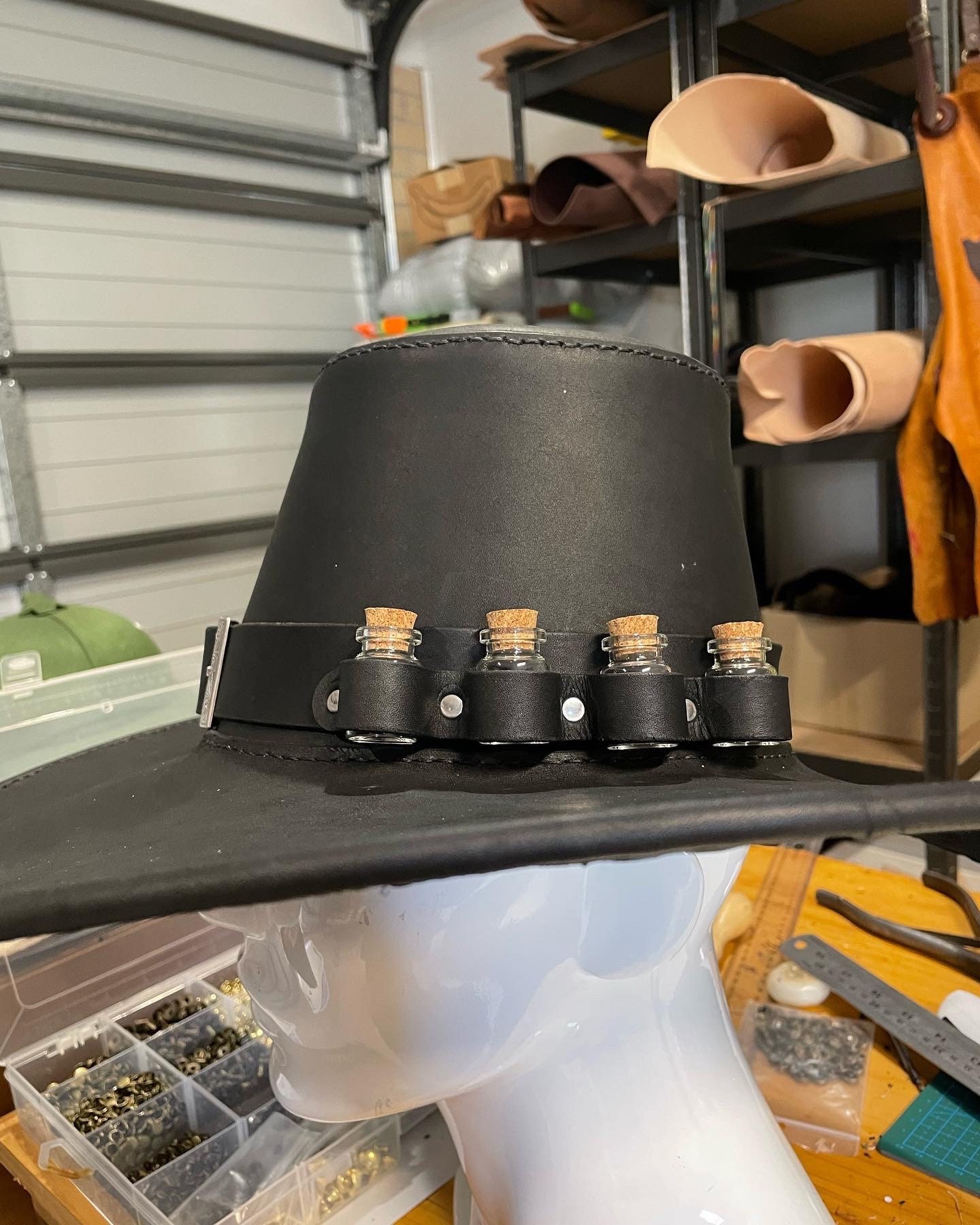 Leather Vampire-hunter Hat made to Order - Etsy