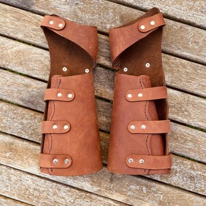 Handmade Leather Bracers (made to Order) - Etsy