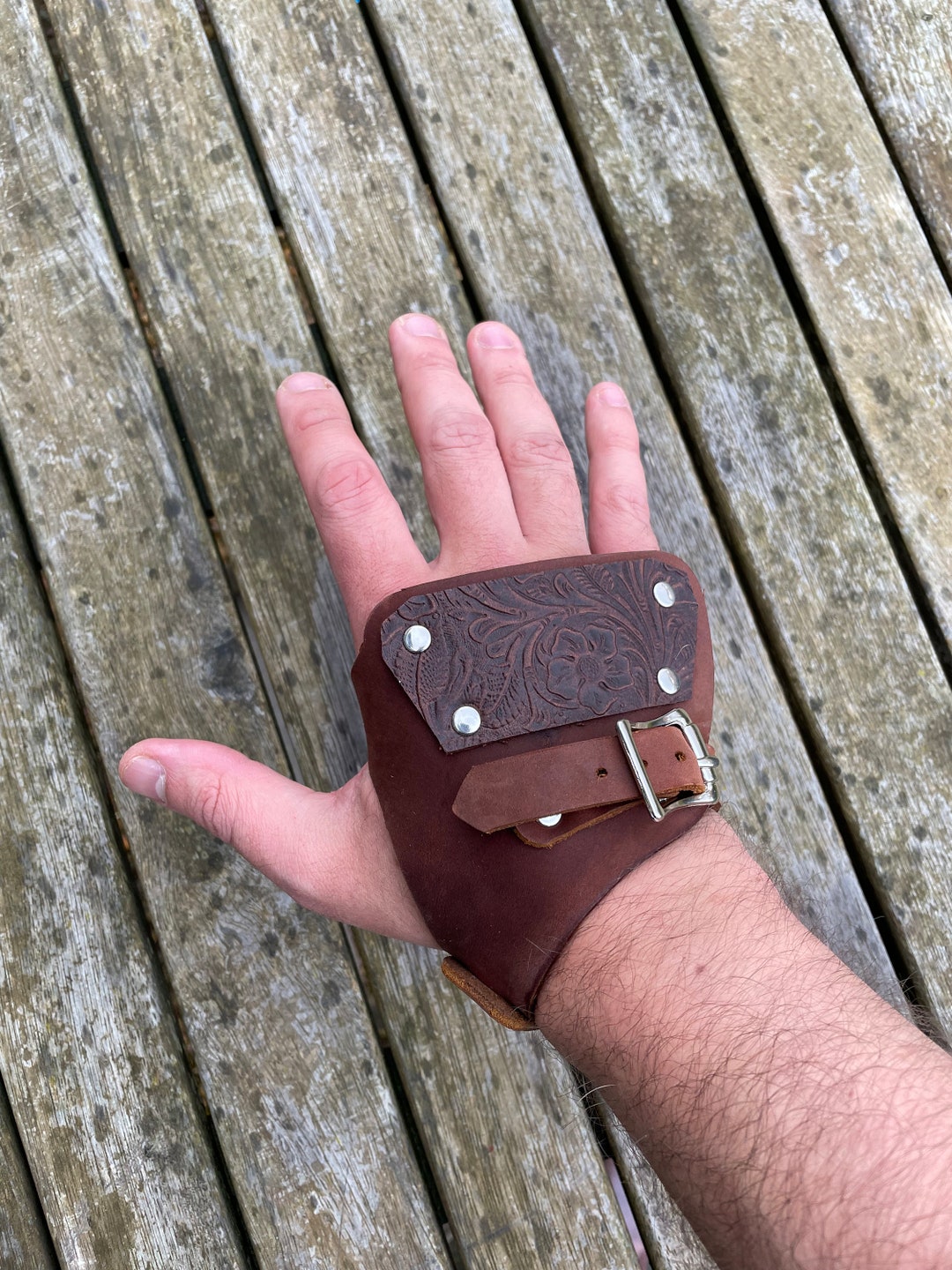 Leather Light Hand Guards (made to Order) - Etsy