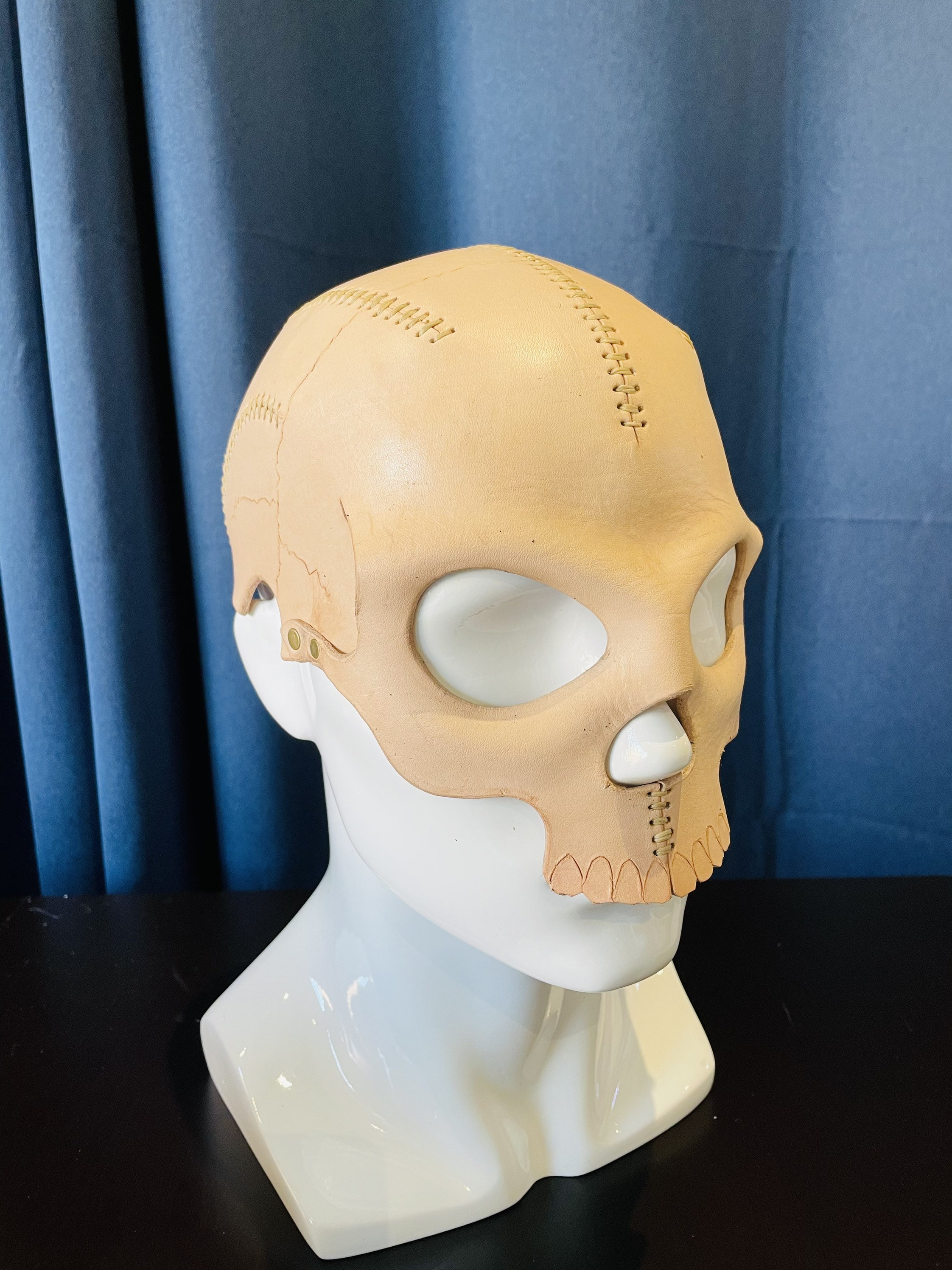 Leather Skull Mask made to Order - Etsy