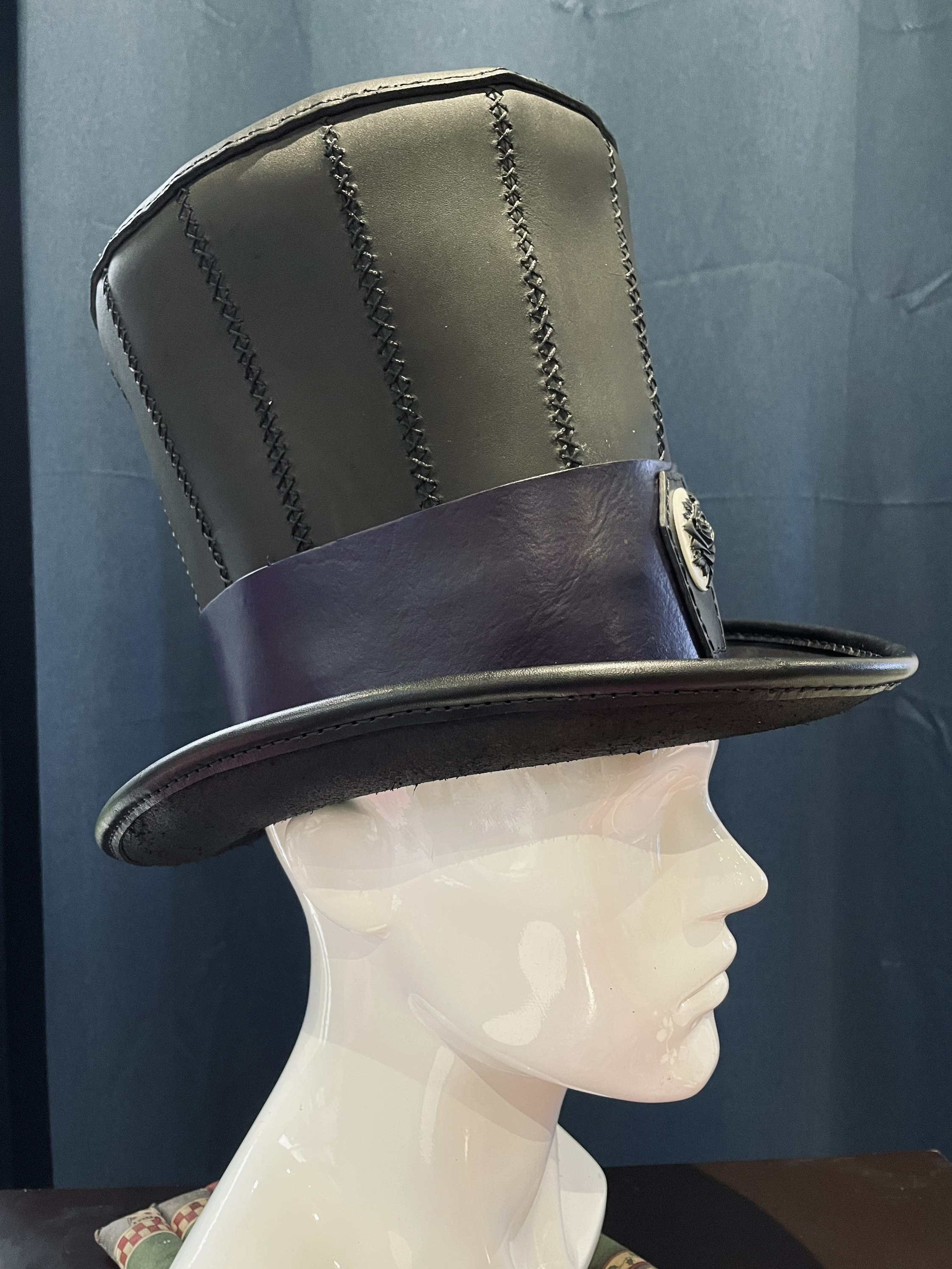 Leather Voodoo Top Hat (made to Order) - Etsy