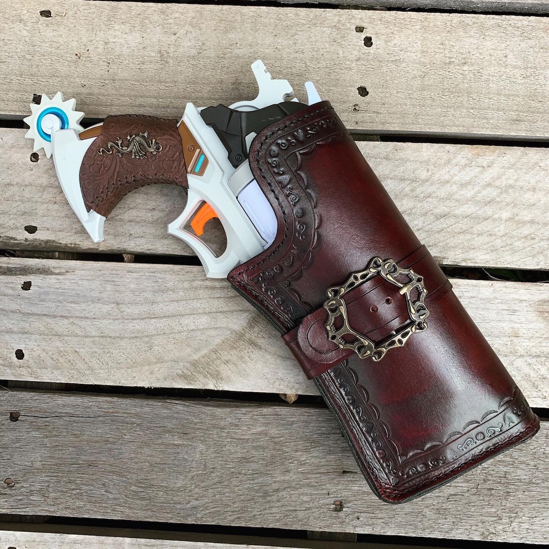 Leather Cross-draw Holster for Mccree Blaster (made to Order) - Etsy