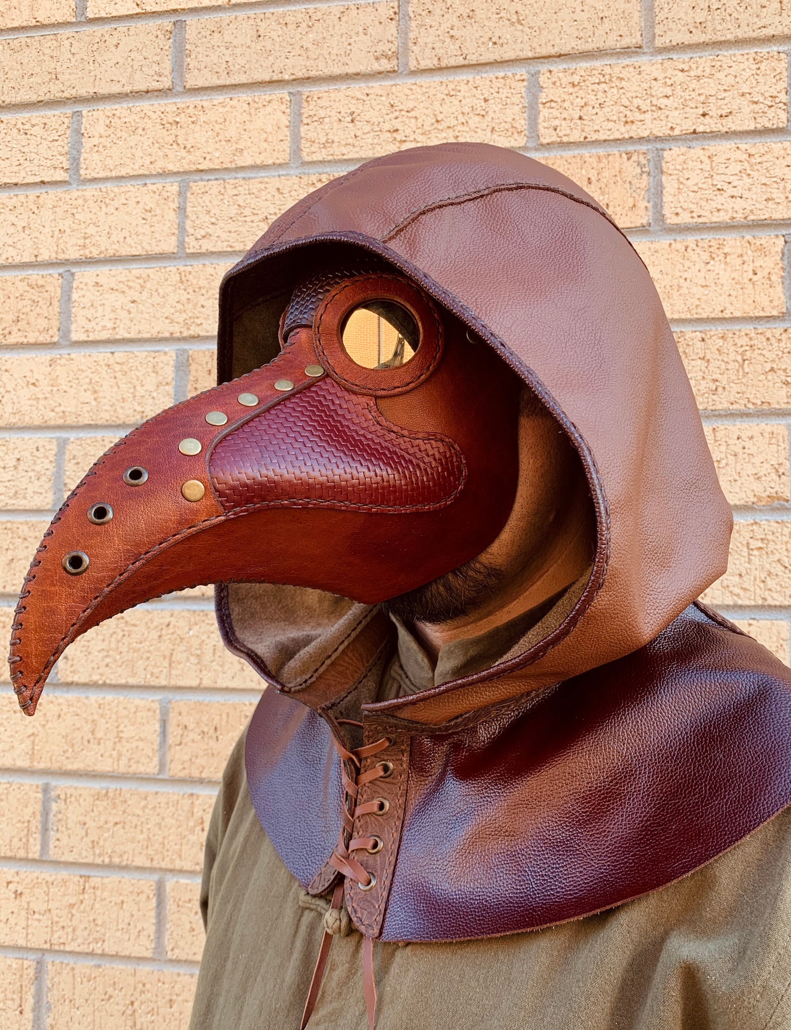 Leather Plague Doctor Mask (made to Order) - Etsy