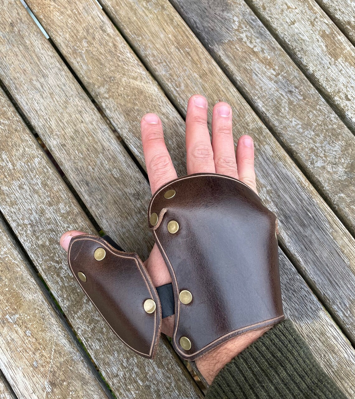 Leather Hand Guards made to Order - Etsy